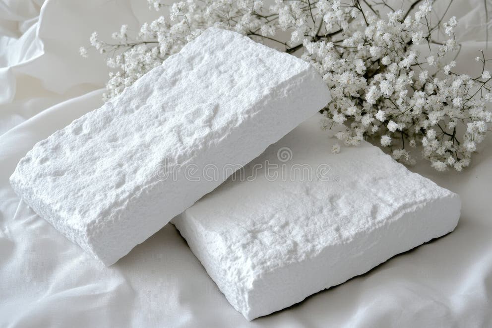 A Minimalist Product Presentation with a Stone Stack Platform and a ...