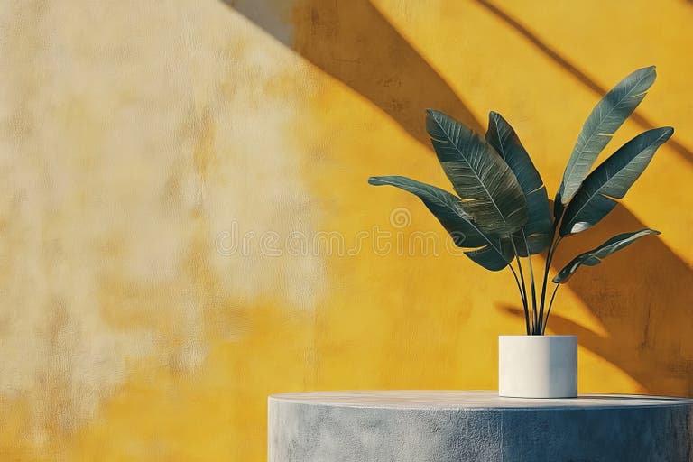 A Minimalist Product Stand with a Basic Shape and Pale Colors Sits on a ...