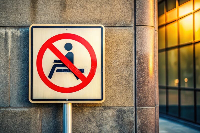 Modern Minimalist Disability Access Prohibition Sign: Promoting ...