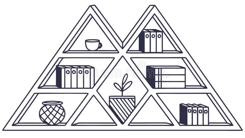 Pyramidal Shelf Unit Stock Illustrations – 1 Pyramidal Shelf Unit Stock ...