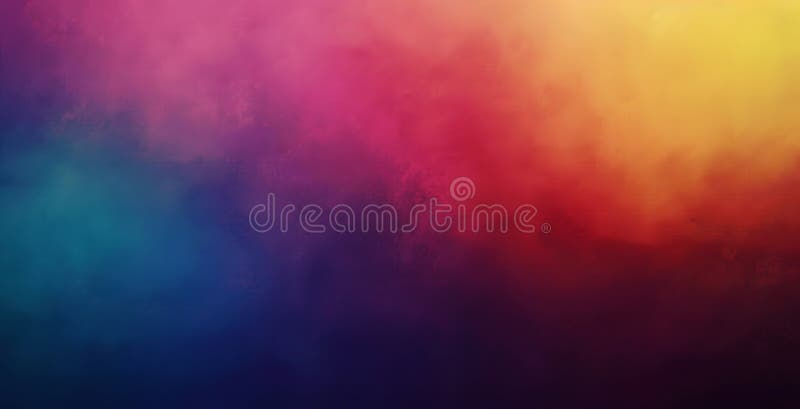 Blurred Minimalist Rainbow Gradient Background Stock Illustration ...