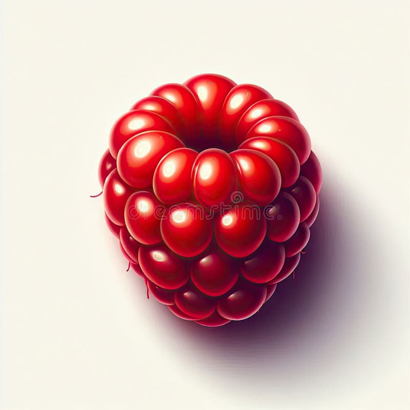 Minimalist Raspberry Design Stock Illustration - Illustration of sweet ...