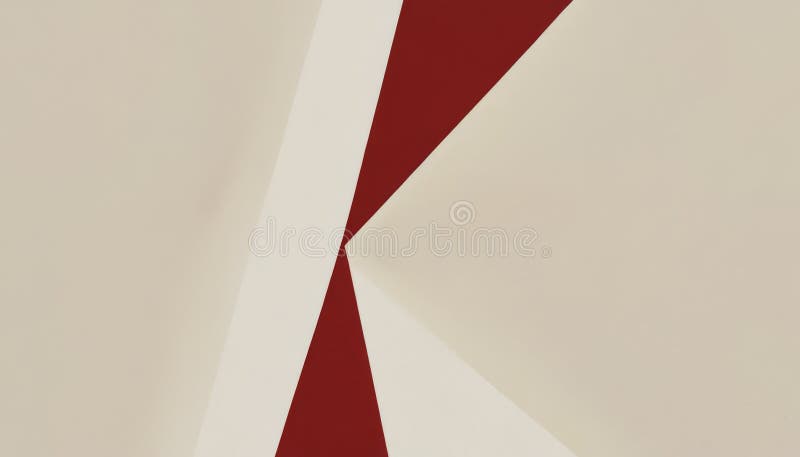 Minimalist Red and White Geometric Art Stock Illustration ...