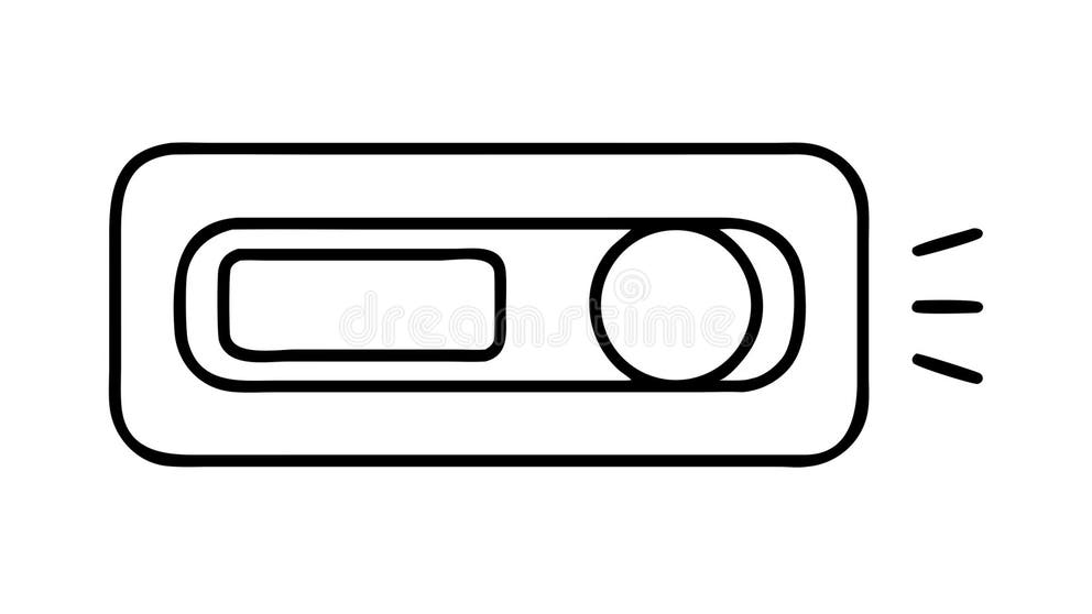 Minimalist Remote Control or Device, Clean Tech Design, Vector Design ...