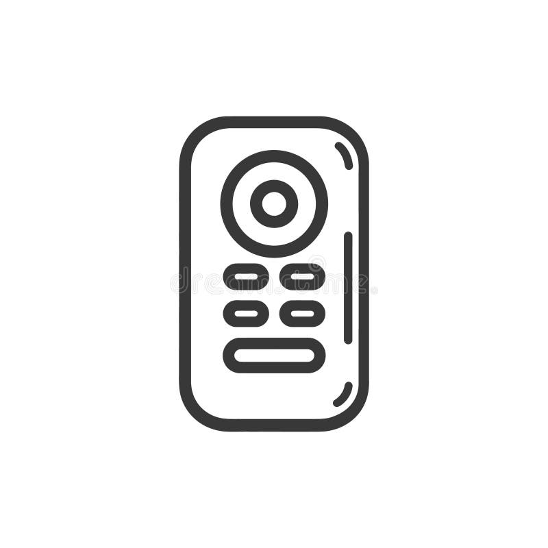 Modern Simple Remote Control Device Icon Design Stock Vector ...