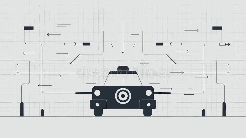 A Minimalist Representation of an Autonomous Car Navigating a Network ...