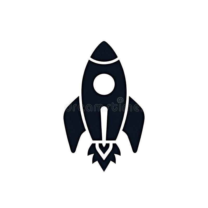 Minimalist Rocket Icon – Modern Design for Technology and Innovation ...
