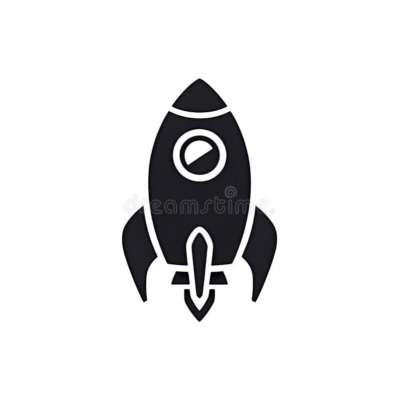 Minimalist Rocket Icon – Modern Design for Technology and Innovation ...