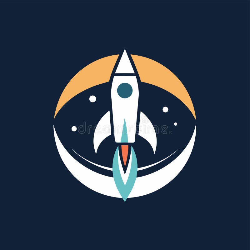 Minimalist Rocket Launch Logo Vector Template, Rocket Launch Logo ...