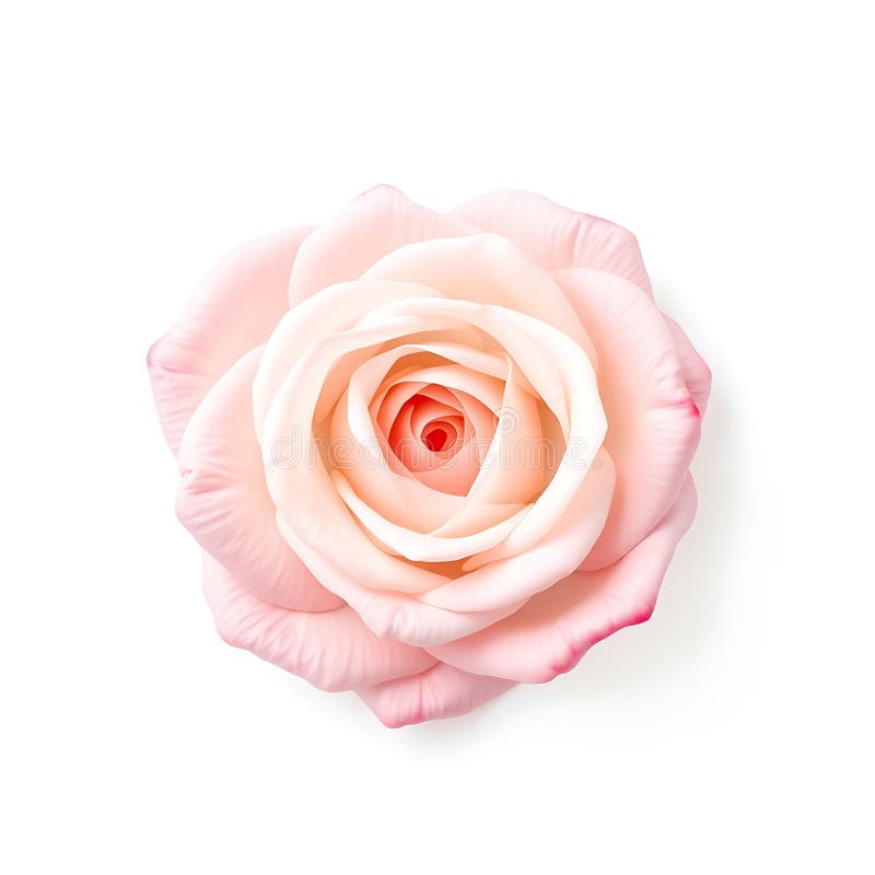 A Minimalist Rose Petal Texture with Soft Gradients on a White ...