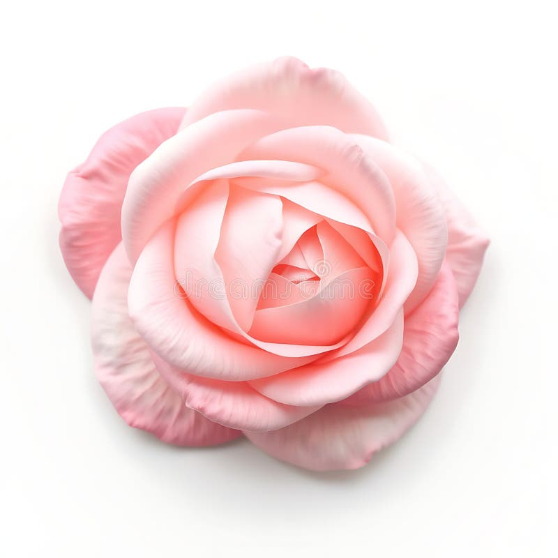 A Minimalist Rose Petal Texture with Soft Gradients on a White ...