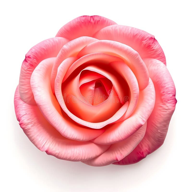 A Minimalist Rose Petal Texture with Soft Gradients on a White ...