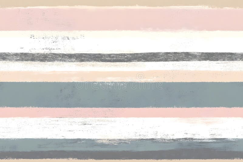 Minimalist Rough Stripes Repeating Pattern Muted Colors Horizontal ...