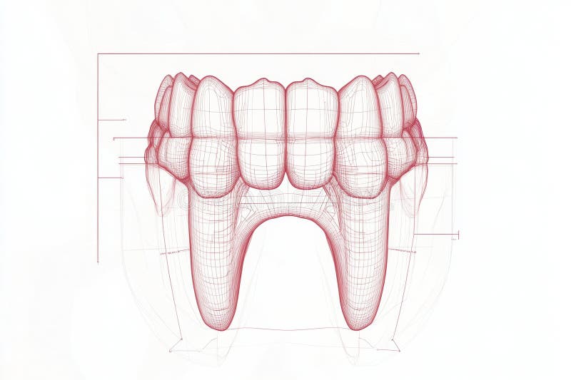Minimalist Schematic Design of a Dental Arch, Ideal for Use in Dental ...