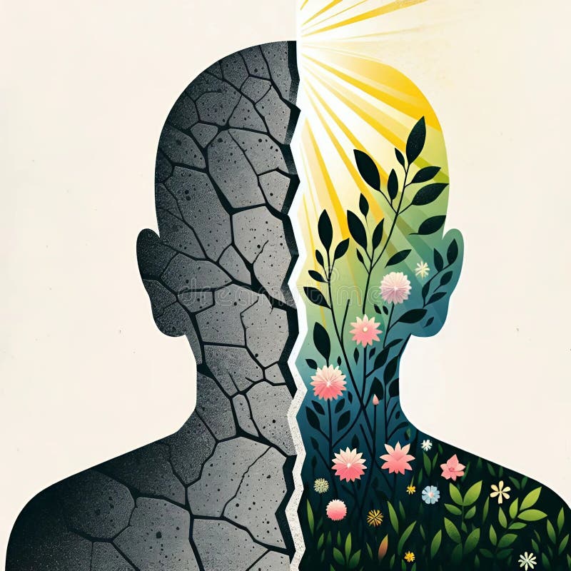 A Minimalist, Schematic Illustration: a Simple Human Silhouette ...