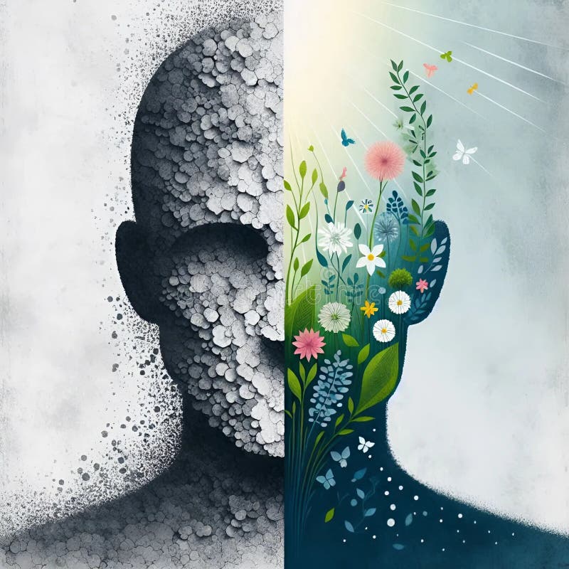 A Minimalist, Schematic Illustration: a Simple Human Silhouette ...