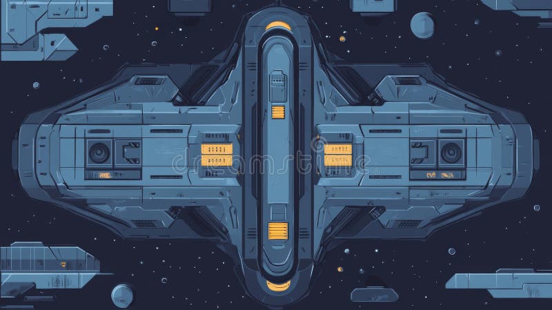 Minimalist Sci Fi Tile Design Showcasing Stock Illustrations – 11 ...
