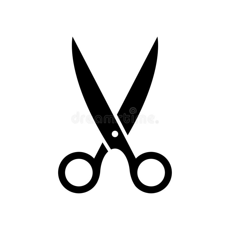 Scissors Icon Vector Illustration Stock Illustration - Illustration of ...