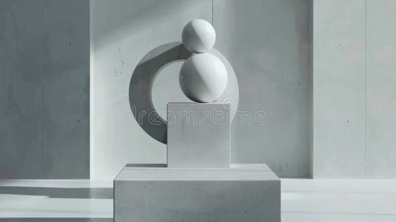 A Minimalist Sculpture Featuring a Perfect Balance of Squares and ...