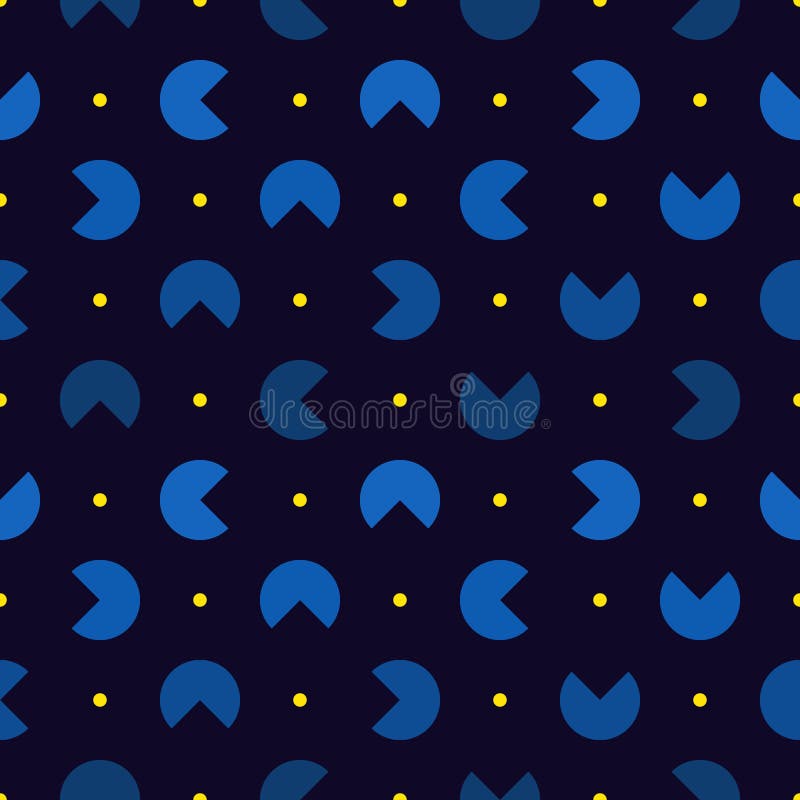 Minimalist Seamless Pattern. Repeated Segmented Circles Ornament. Geo ...