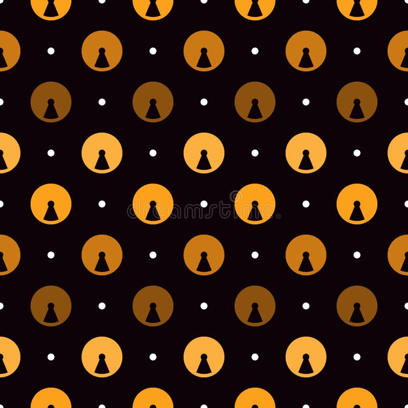 Minimalist Seamless Pattern. Repeated Segmented Circles Ornament. Geo ...