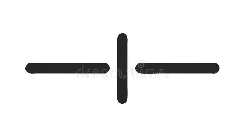 Minimalist Separator Line, Abstract Design Element for Division, Clean ...