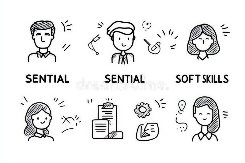Essential Soft Skills Icons Stock Illustrations – 10 Essential Soft ...