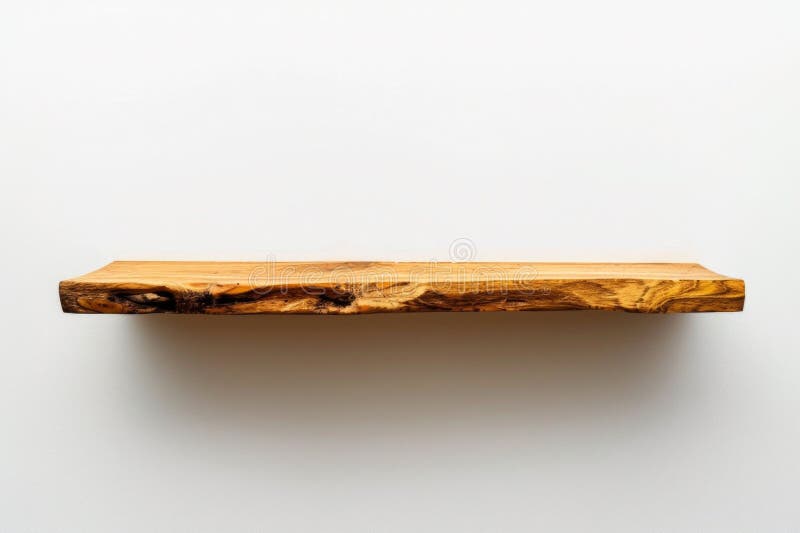 Minimalist Shelf on White Background. Generative Ai Stock Illustration ...