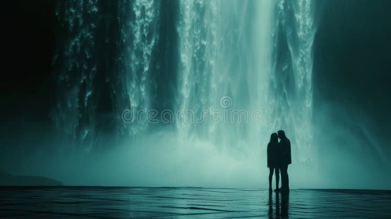 Minimalist Shot Depicting a Romantic Rendezvous with a Stunning ...