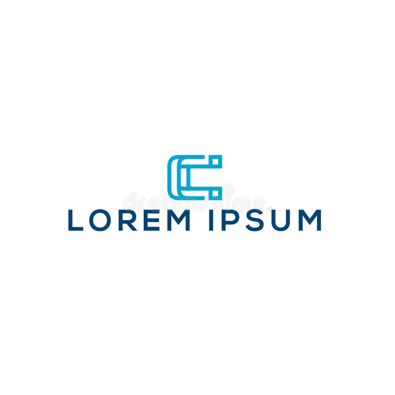 Minimalist Simple Design LOREM IPSUM Logo Design Stock Vector ...