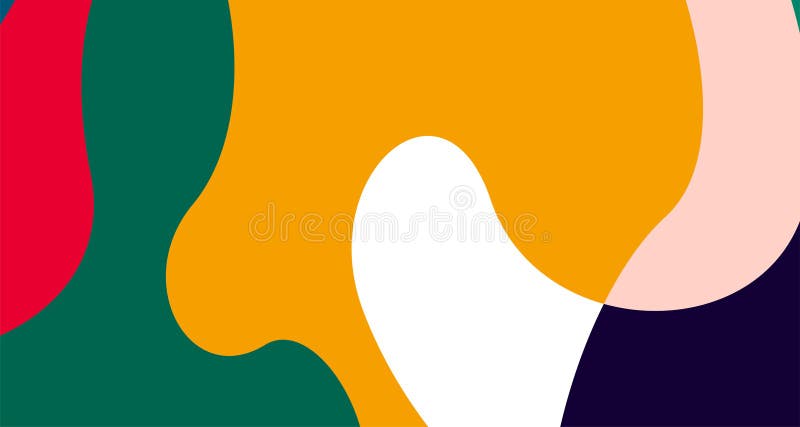 Minimalist Simple Flat Colorful Fluid Geometric Abstract Background for ...