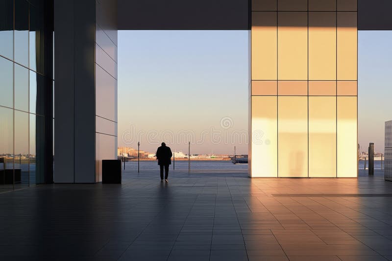 A Minimalist, Singular Focus Against a Minimalist Canvas, Defined by ...