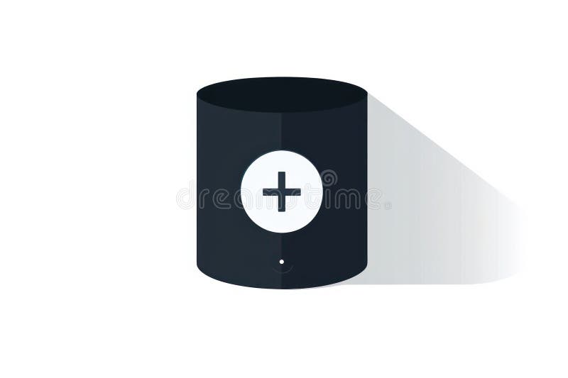 Minimalist Smart Device with Plus Icon Modern Technology and Design for ...