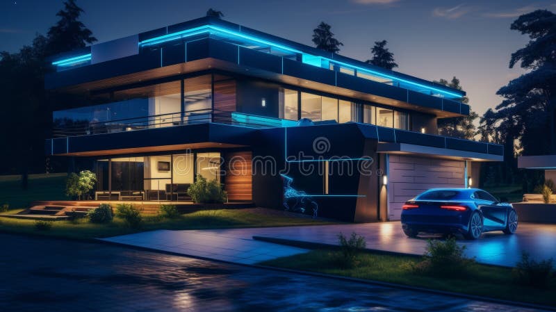 Minimalist Smart Home Featuring New Year S Tech with Subtle Garland and ...