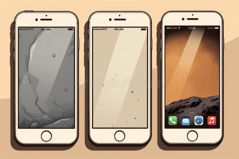 Minimalist Smartphone Design Featuring Black, Silver, and White with ...