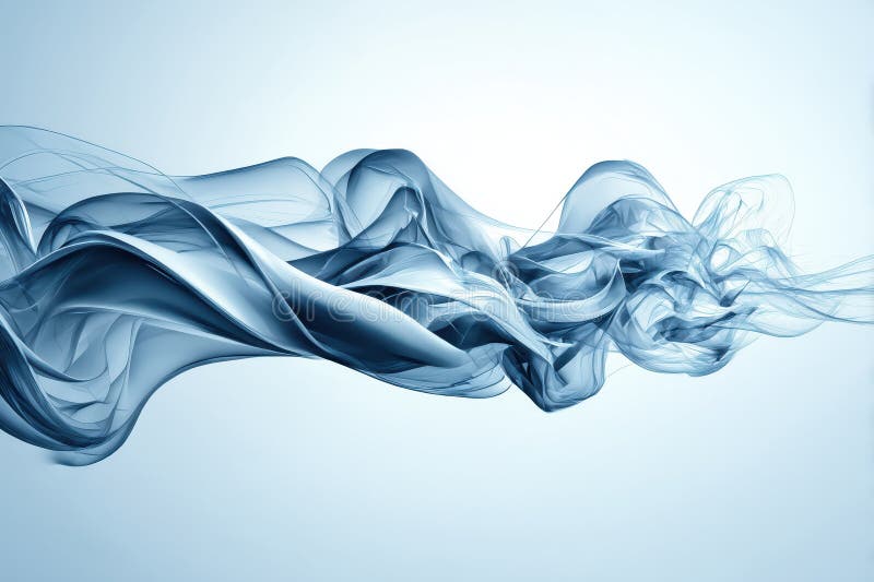 Minimalist Smoky Wave Background with Soft Blending Effects, Solid ...