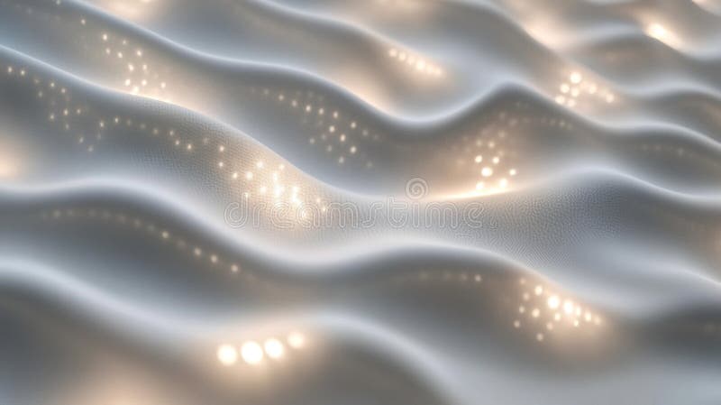 Soft Gray Minimalist Backdrop with Illuminated Wavy Texture Stock ...