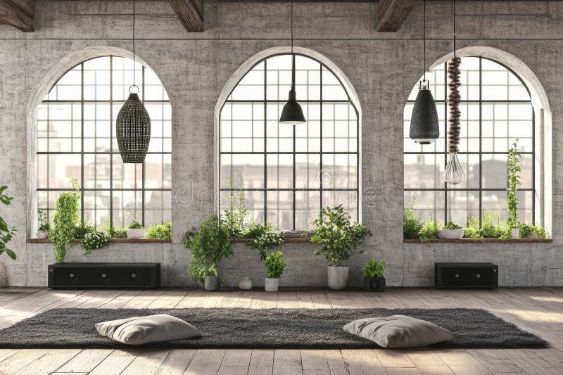 A Minimalist Space with an Emphasis on Modern Style, the Room Boasts ...