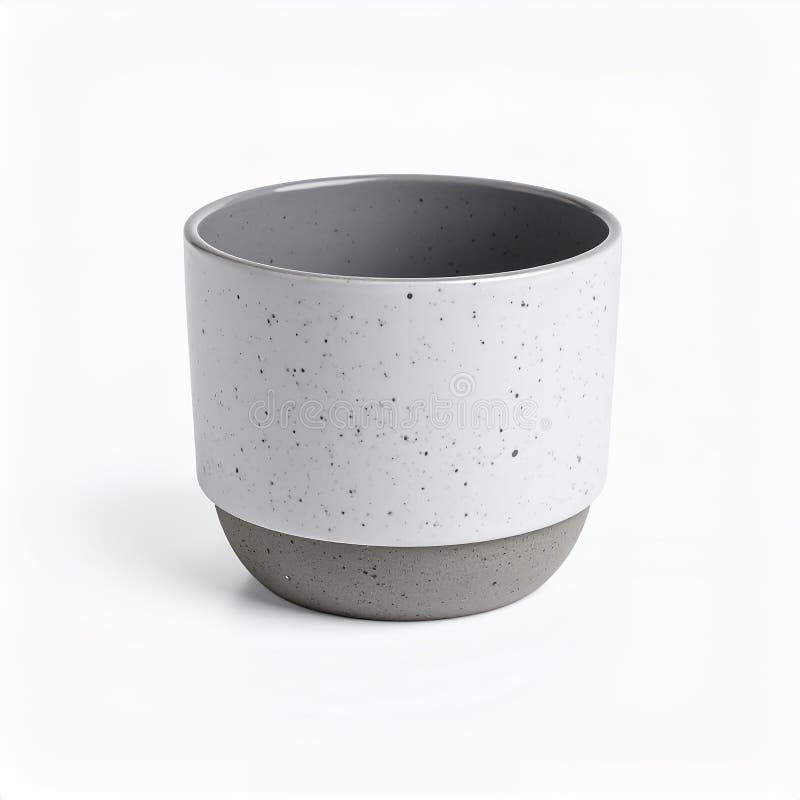 Minimalist Speckled Ceramic Pot, Combining Textures and Neutral Colors ...