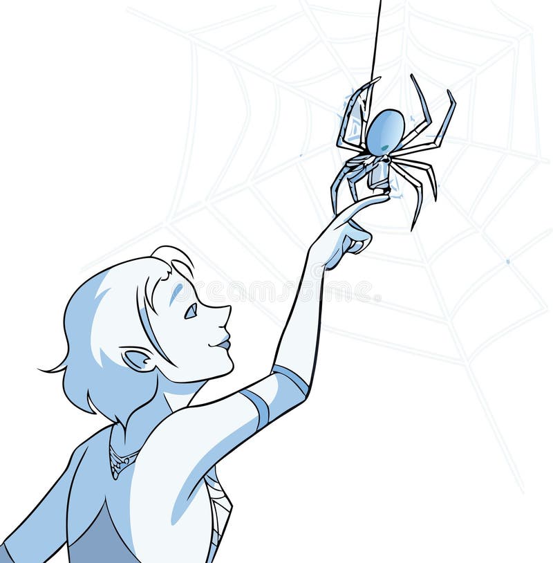 Minimalist Spider Web Design with Clean Lines and Geometric Patterns in ...