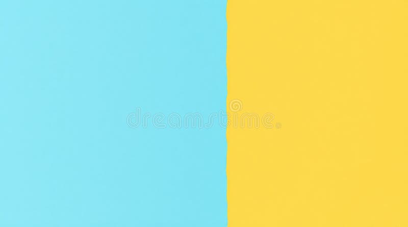 Minimalist Split Background in Vibrant Blue and Yellow for a Bold ...