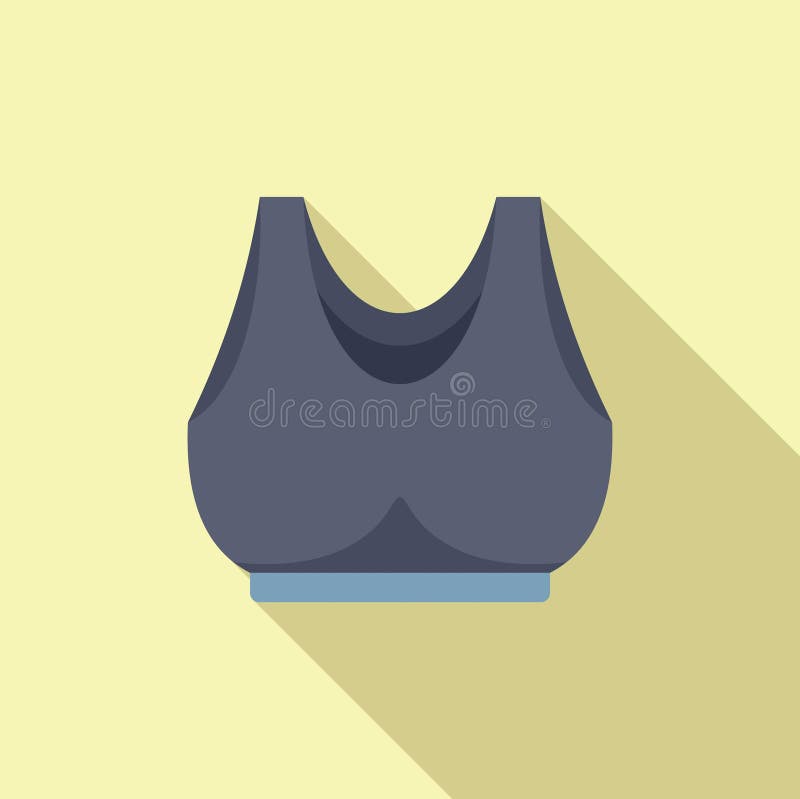 Minimalist Sports Bra Design on Beige Background Stock Illustration ...
