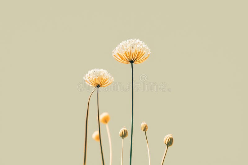 Minimalist Spring Background with Pastel Colors and Springtime Elements ...