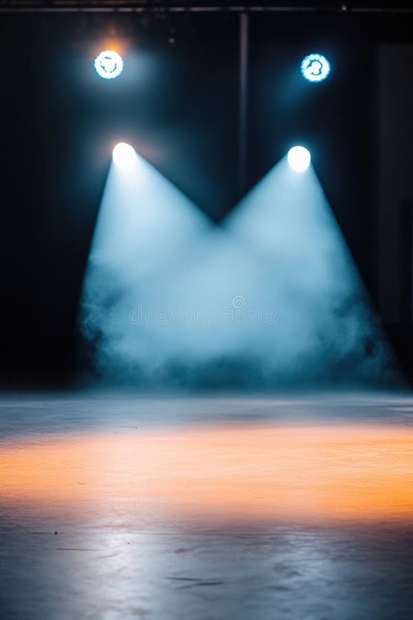 This Minimalist Stage Showcases Vibrant Light Projections and Soft ...