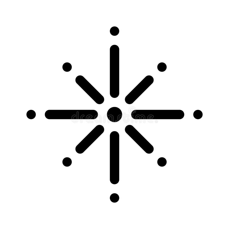 Minimalist Star Geometric Figure Silhouette Stock Vector - Illustration ...