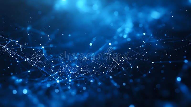 Minimalist Starry Night with Soft Constellation Map Overlay in Blue ...