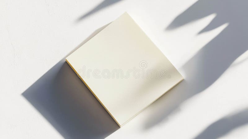 Minimalist Sticky Note on Bright Surface for Motivational Quotes or ...