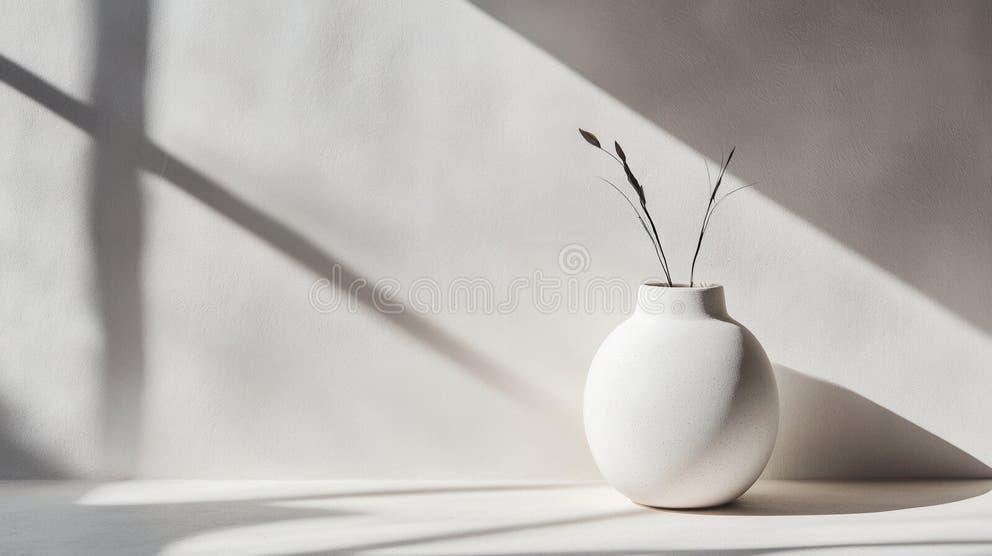 Minimalist Still Life with Shadows Stock Illustration - Illustration of ...