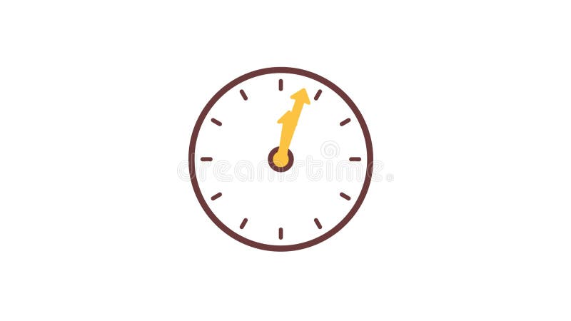 Minimalist Stopwatch Movement Icon Stock Video - Video of seconds ...