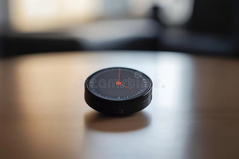 Minimalist Stopwatch Resting on a Clean Table with Natural Light ...